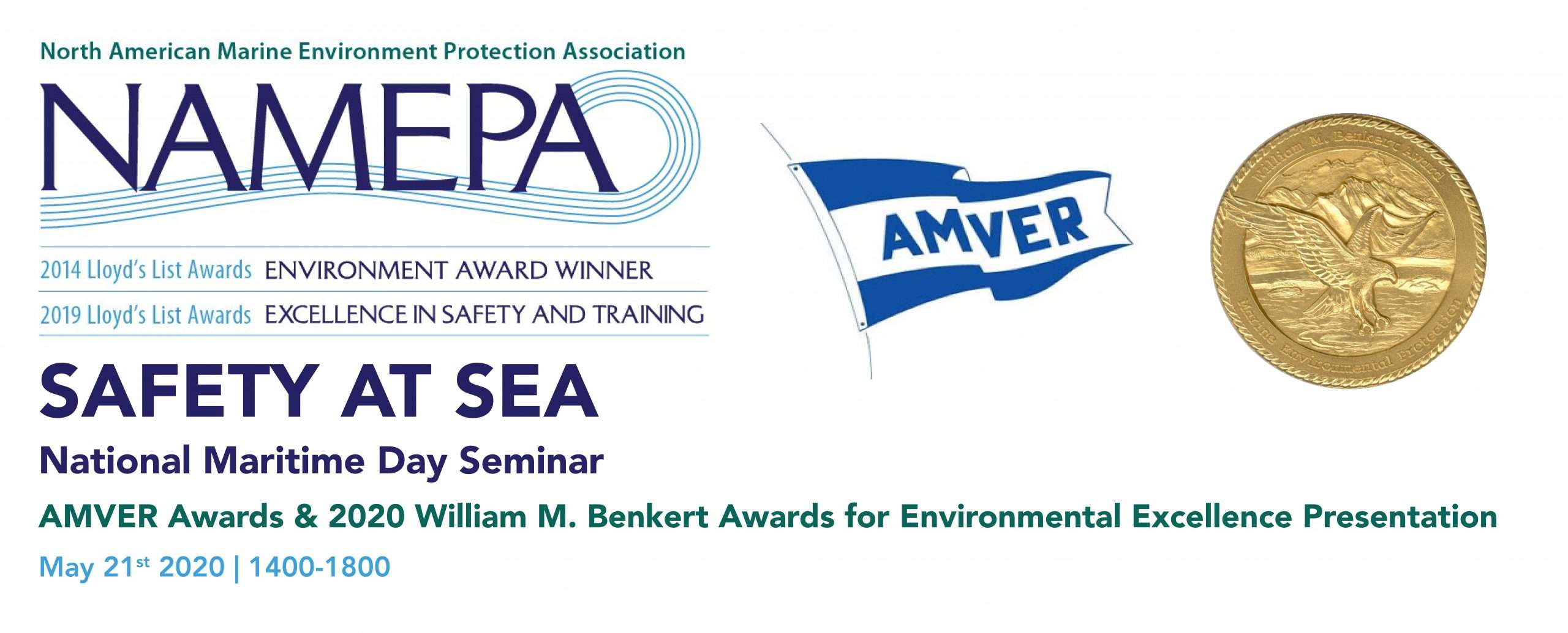 2020 NAMEPA National Maritime Day / Safety at Sea / AMVER / Benkert ...